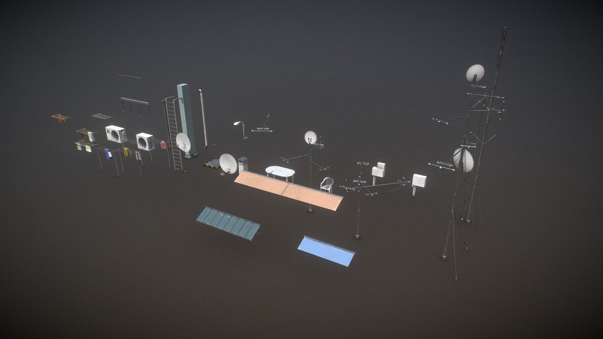 Cyberpunk City Asset Pack 1# - Buy Royalty Free 3D model by carlcapu9 ...