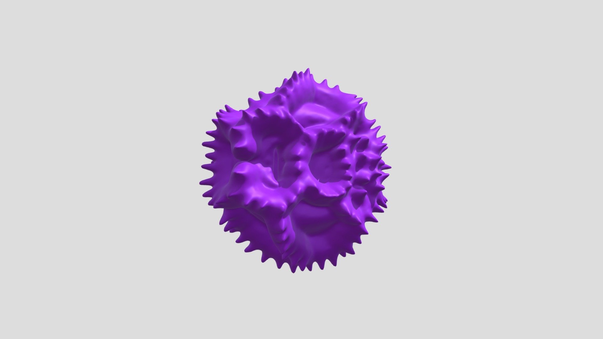 Lesser hawkbit (Leontodon saxatilis) pollen - 3D model by Cardiff ...