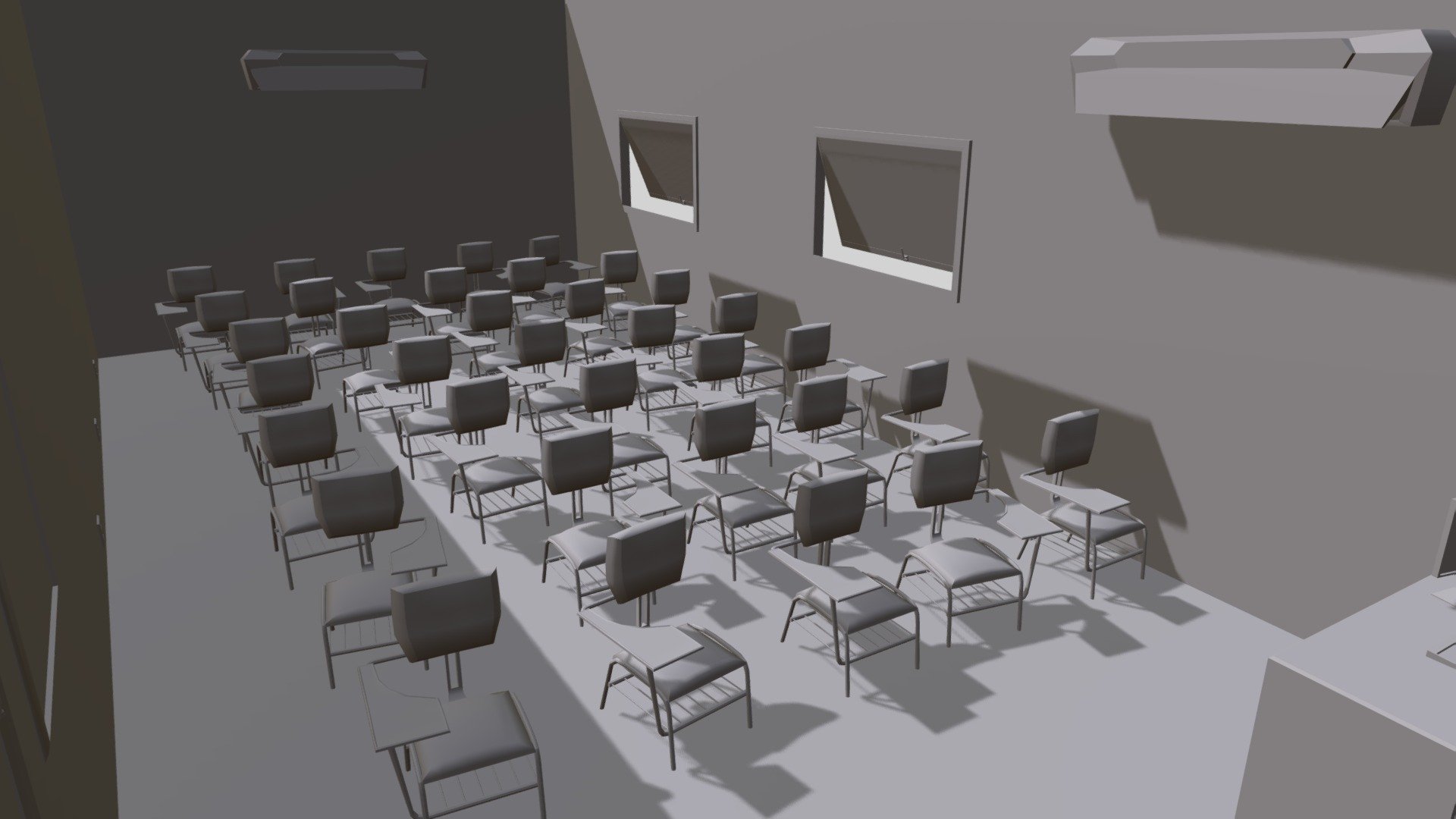 University class - 3D model by gianesella [958380a] - Sketchfab