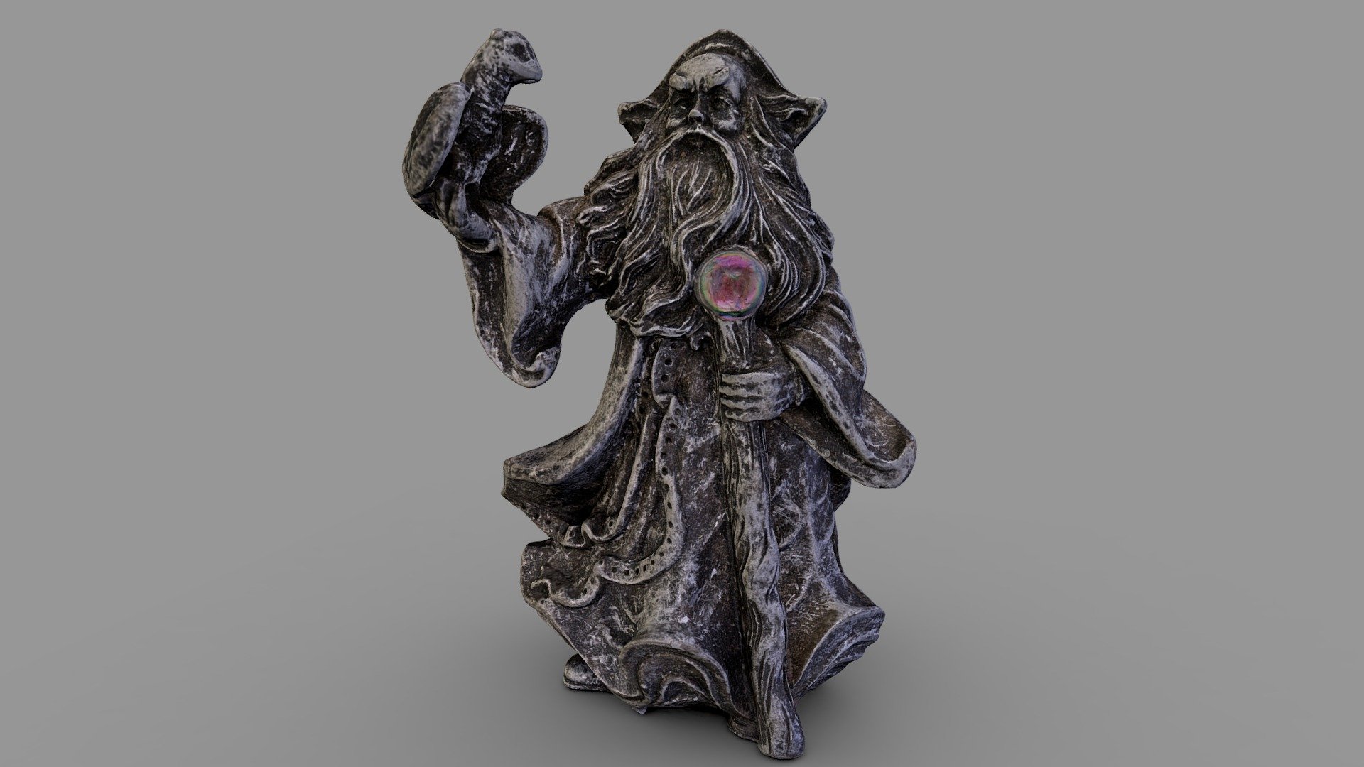 Mythical Wizard Figurine - Download Free 3D model by Tyler Jackson ...