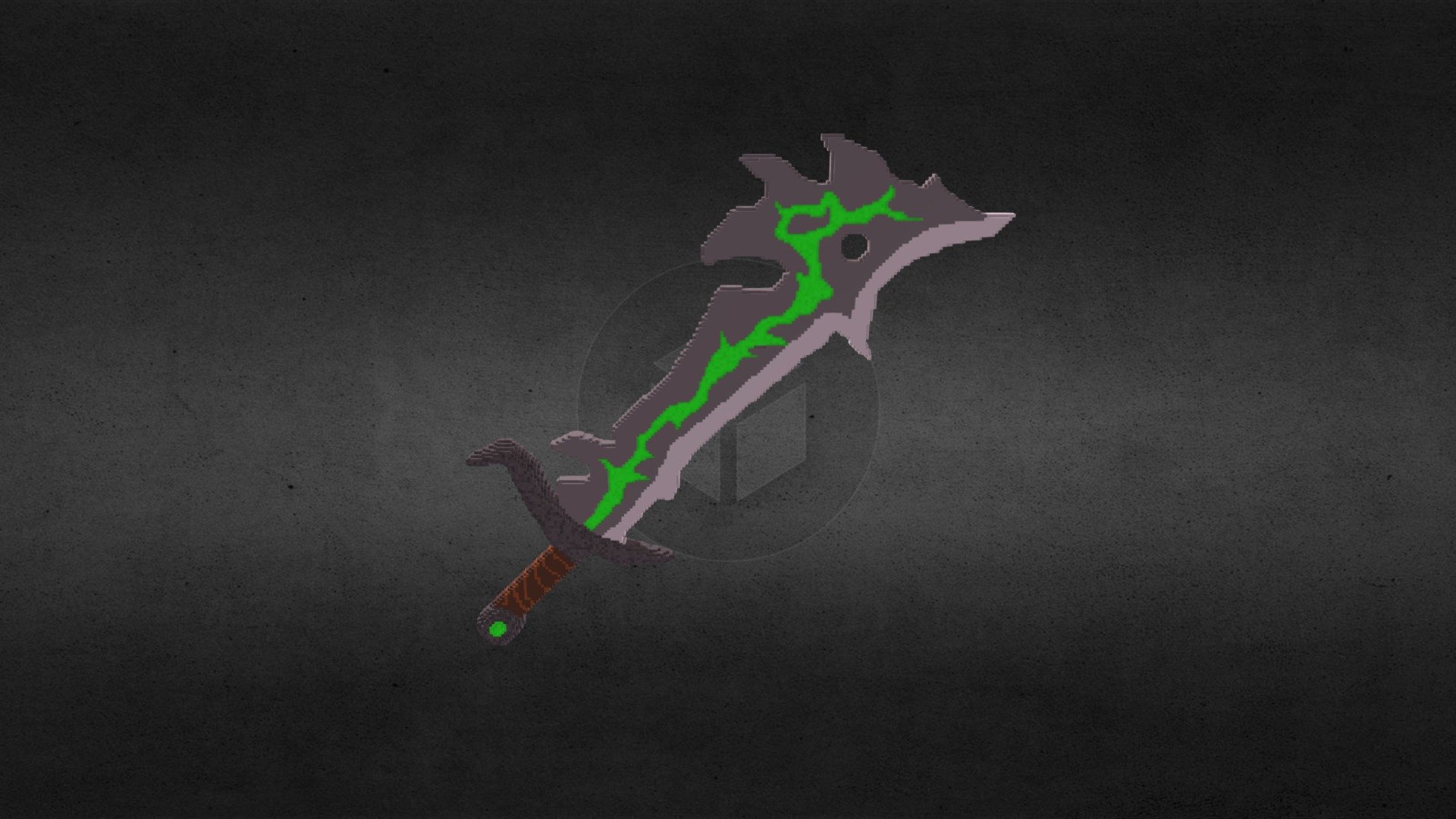 Green sword - 3D model by TurnBone (@33628) [9586173] - Sketchfab