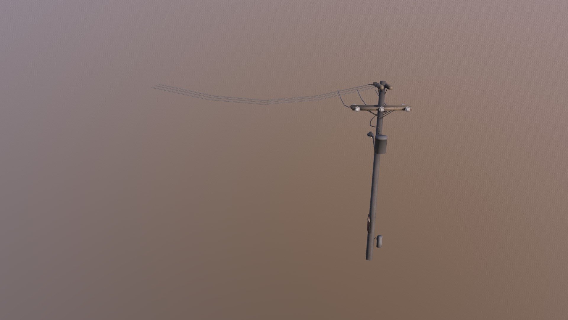 Electric Post - 3D model by Daniel Medina (@julianinsilico) [9589605 ...