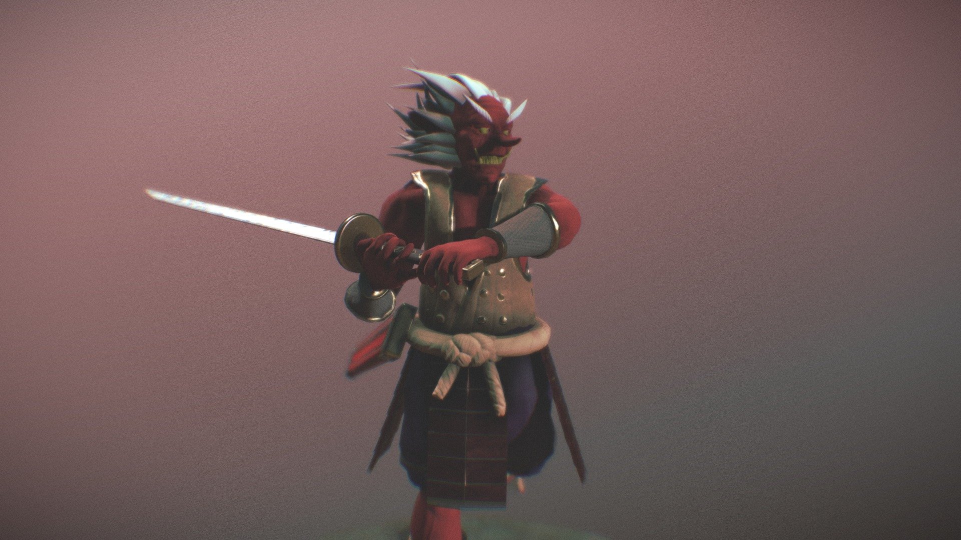 Tengu Pose Low-Poly - 3D model by Bruno Padura (@mudkip18) [9589c7b ...