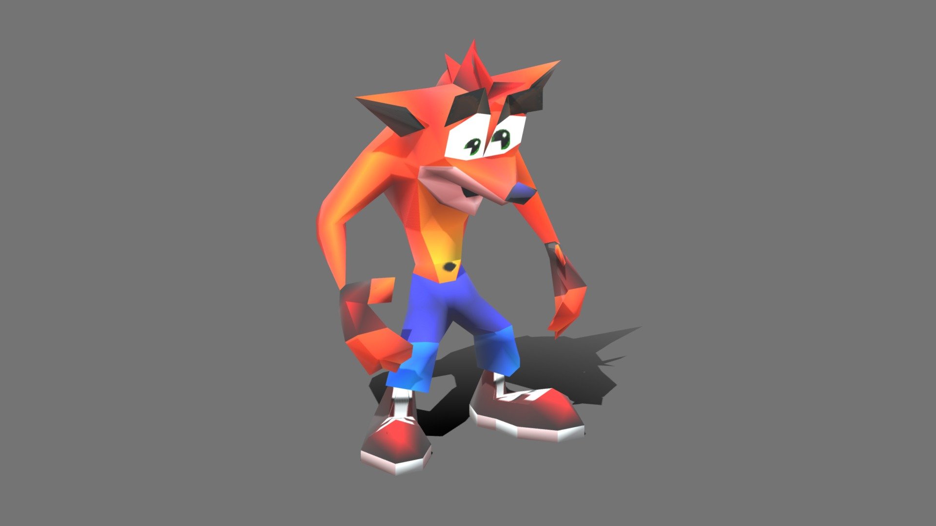 Crash Bandicoot Model V1 - Download Free 3D model by jaspermateodev ...