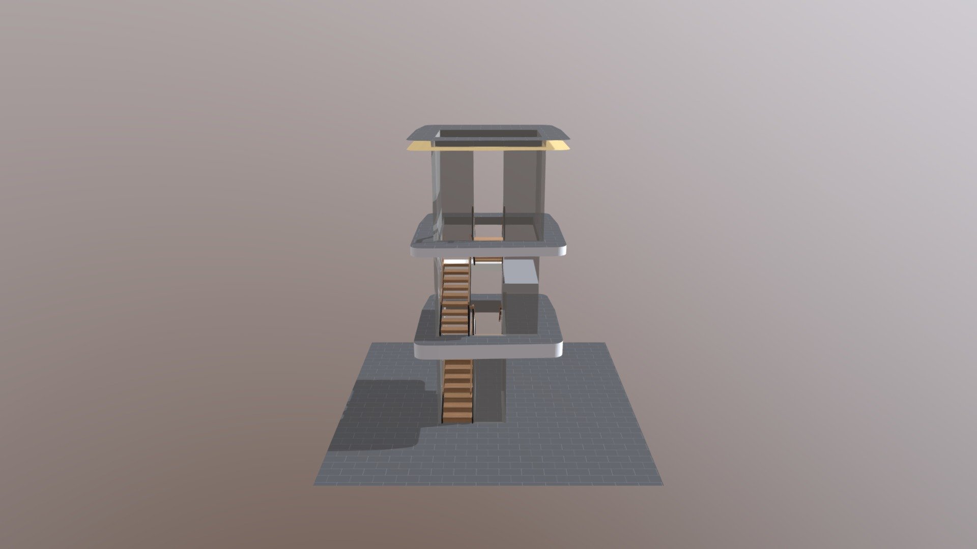 2616nyastolparogrekkverk - 3D model by Suldalstrappa [959009a] - Sketchfab