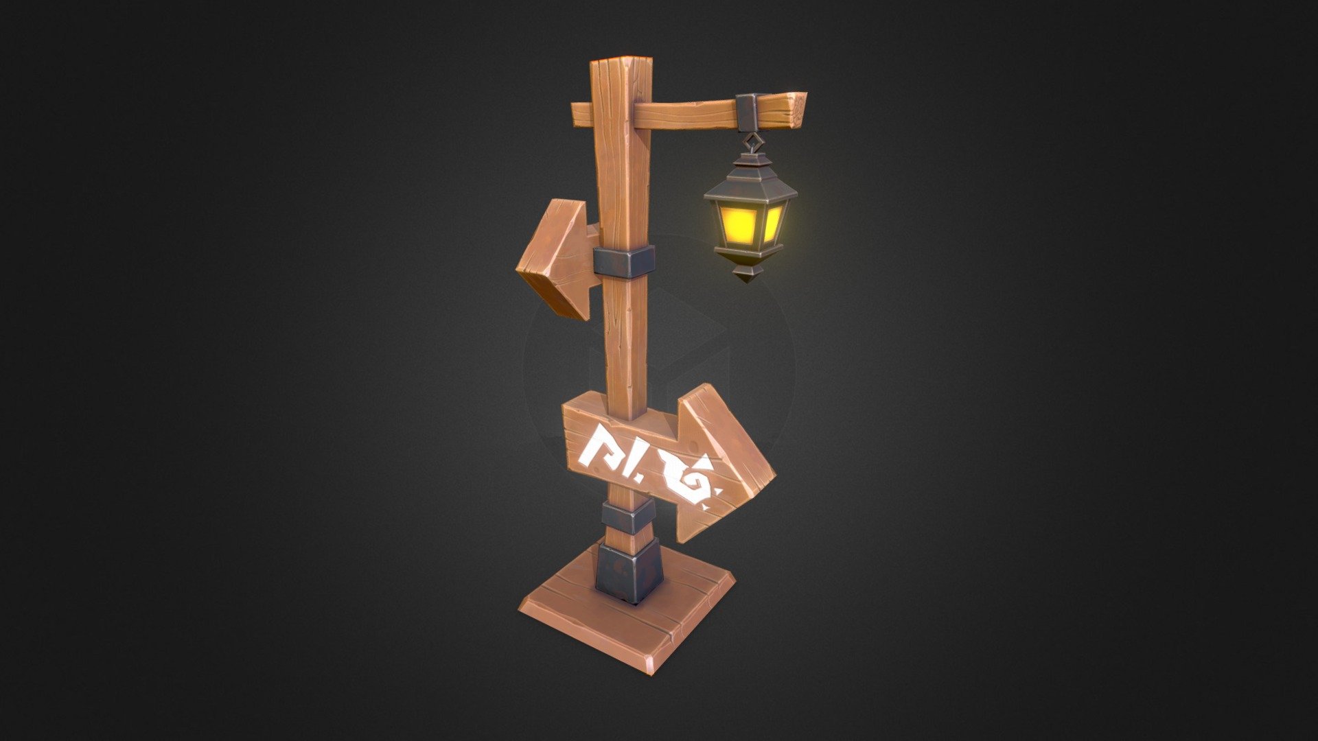 Stylized Street Lights - 3D model by SJY_KB [9592352] - Sketchfab