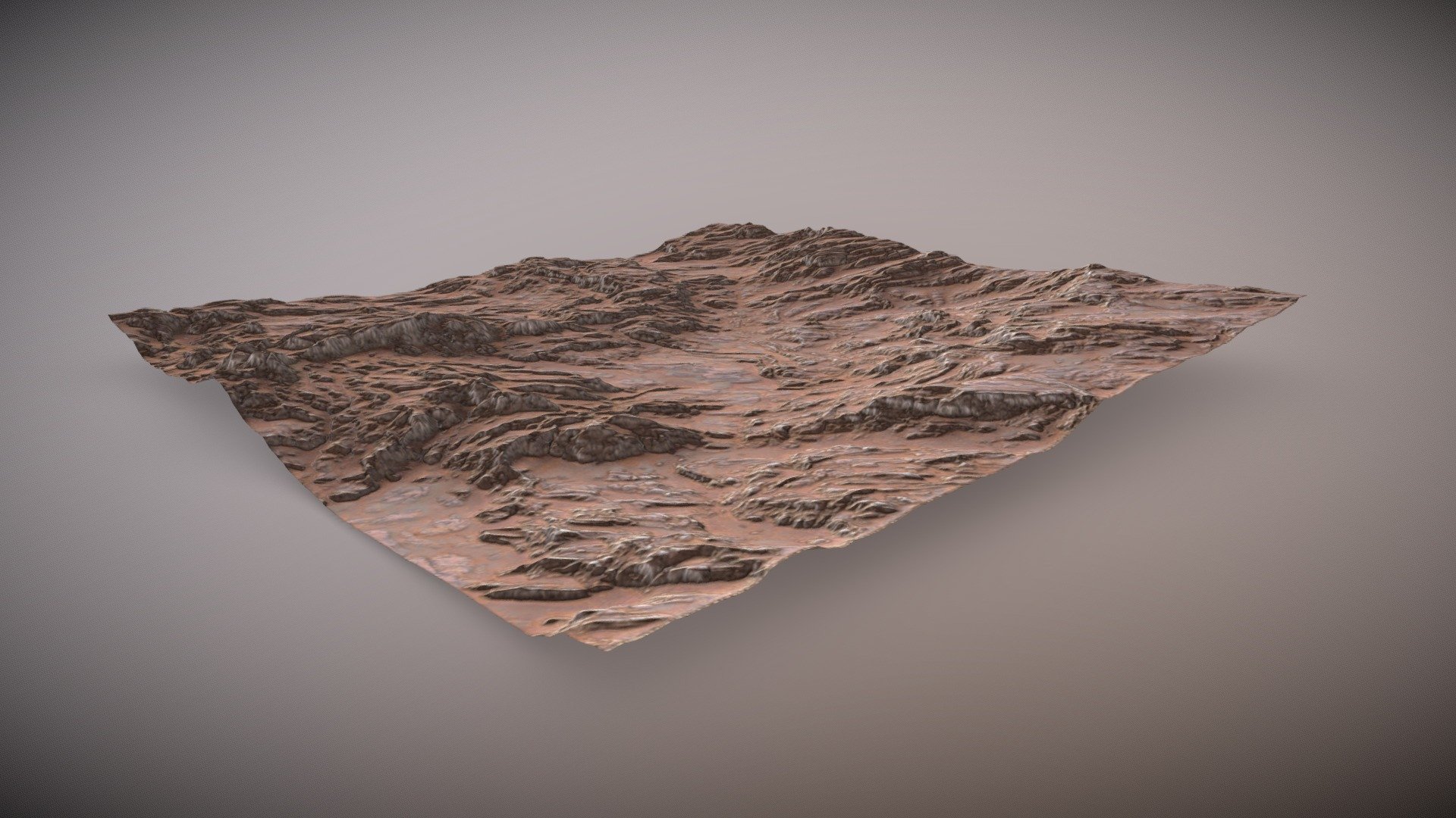 Rocky Terrain n4 - Download Free 3D model by DarkPixel (@darkpixel8 ...