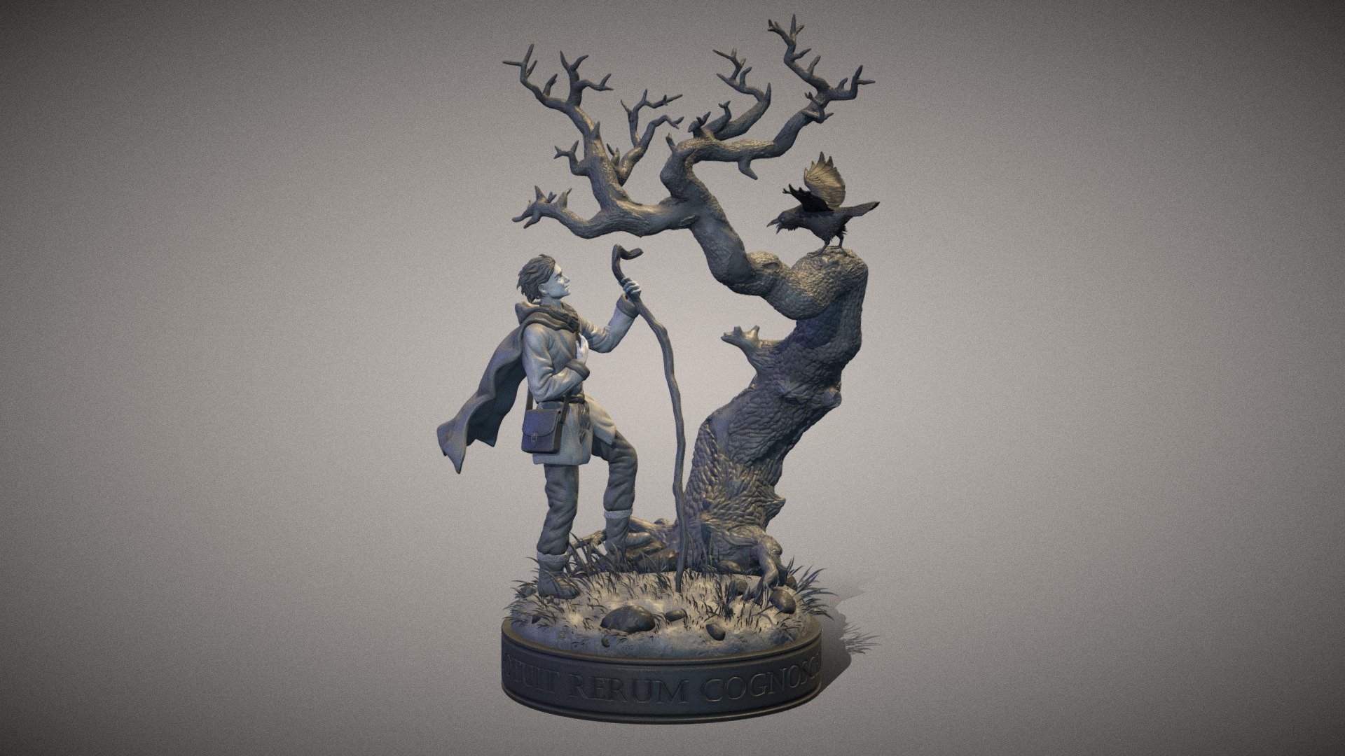 Felix qui potuit rerum cognoscere causas • - 3D model by • Less ...