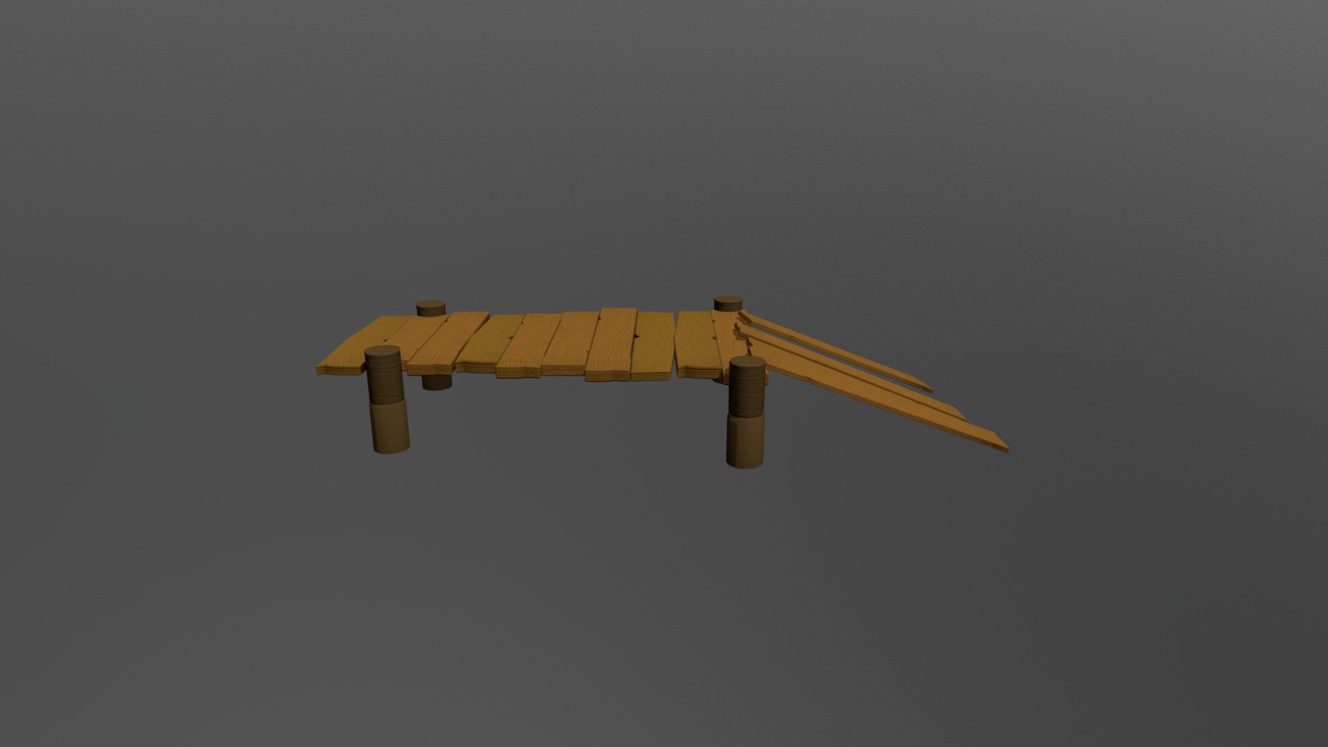 Stylised Bridge - 3D model by 579048 [9596b8b] - Sketchfab