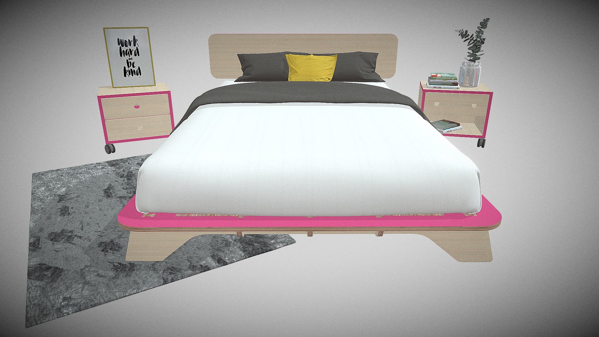 Básica | Recamara - 3D model by SABINO (@Erikhaaz) [9596e86] - Sketchfab