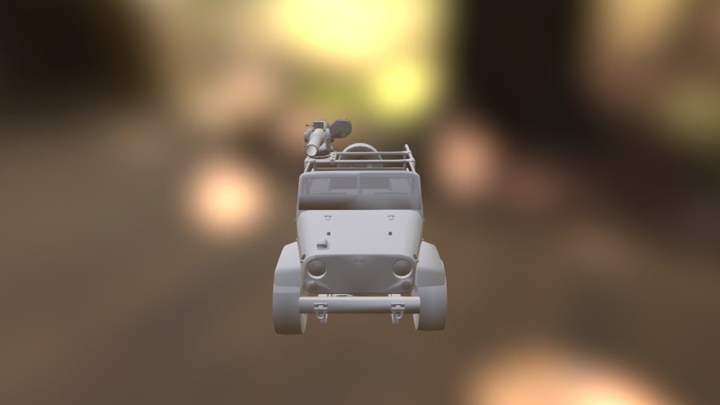 Tow Missile Jeep - 3D model by awsomeguyingray [9597324] - Sketchfab