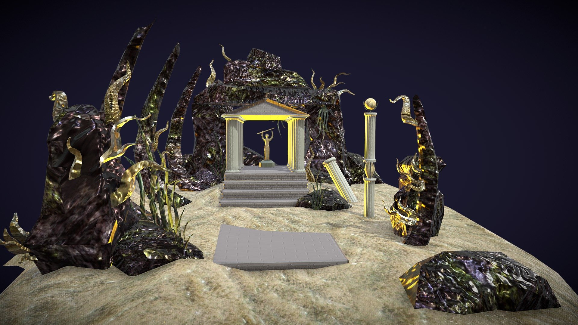 Underwater Environment Model - 3D model by savagesecrets [9597c2d ...