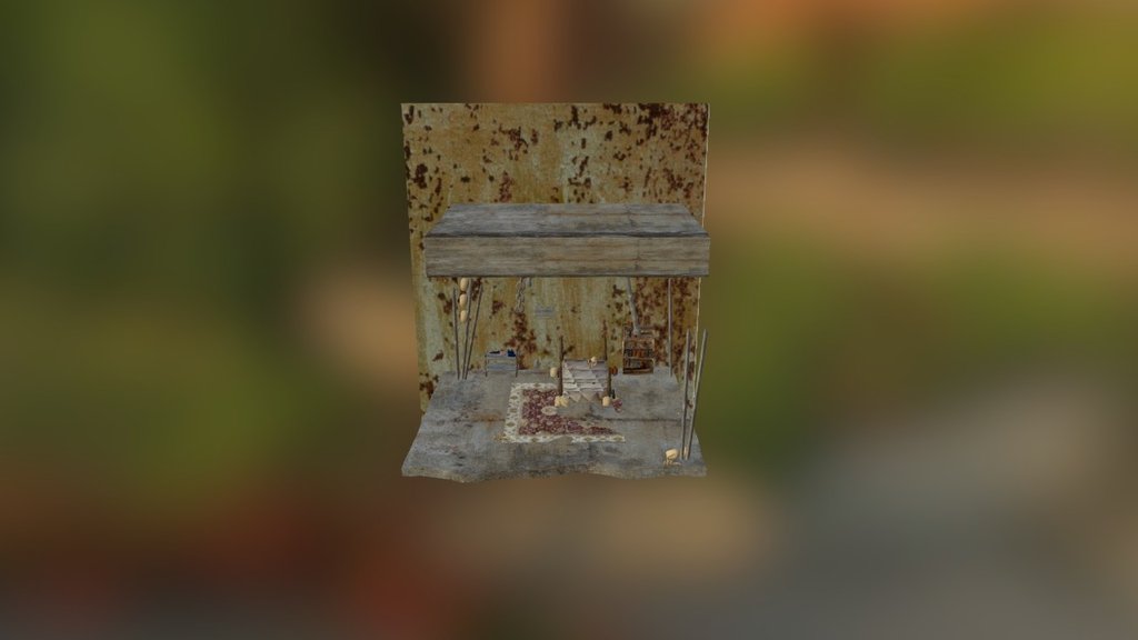 Fallout Raider Bedroom - Download Free 3D model by Cormac Keane ...