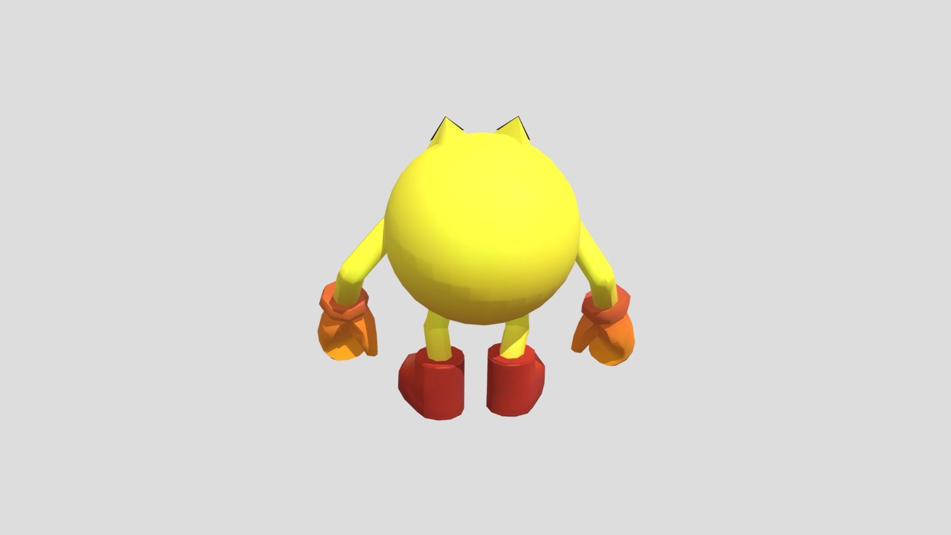 Game Cube - Pac- Man World Rally - Pac- Man - Download Free 3D model by ...