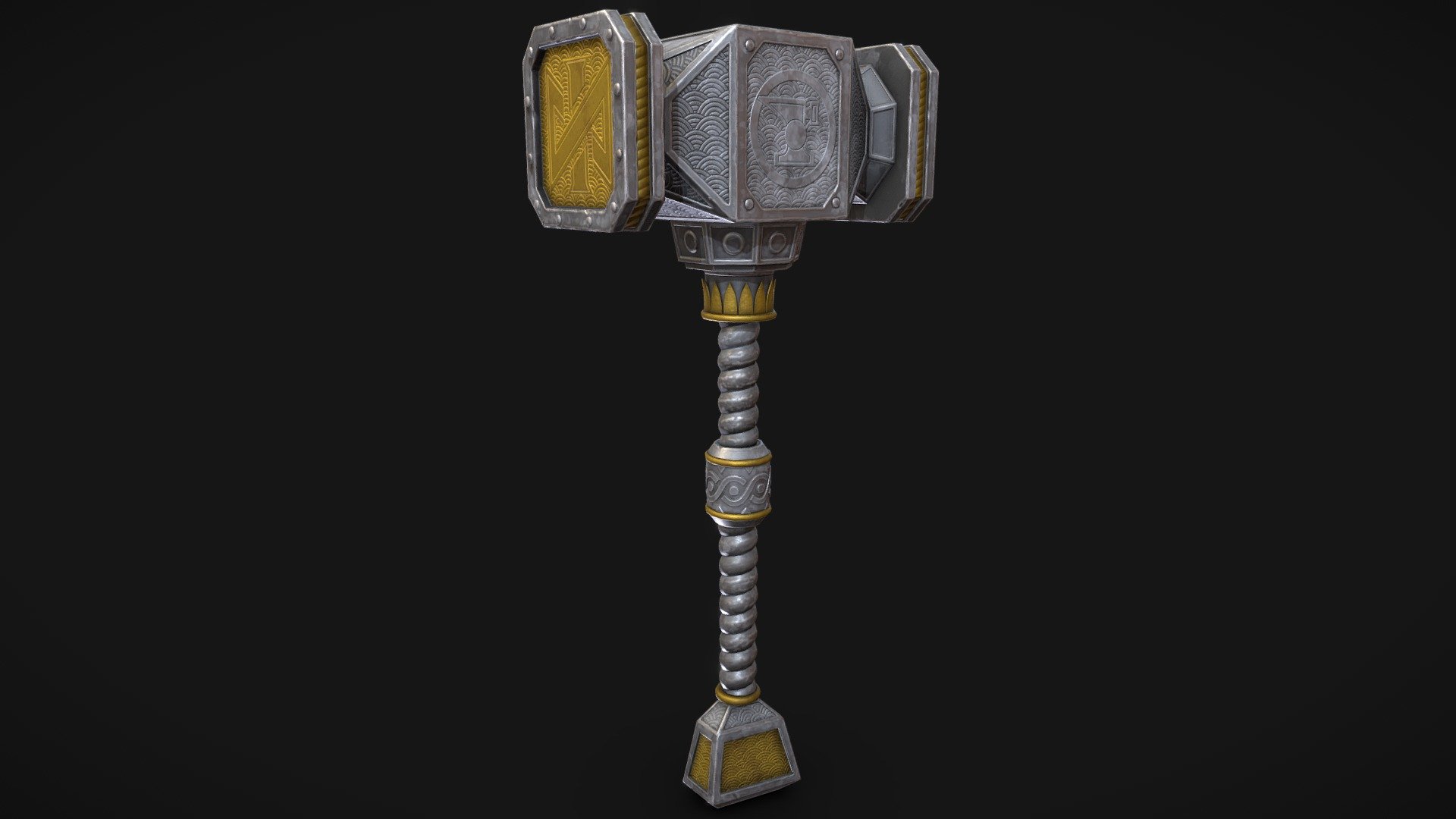 Forgotten Dwarven Hammer - 3D model by Roman5345 [95993de] - Sketchfab