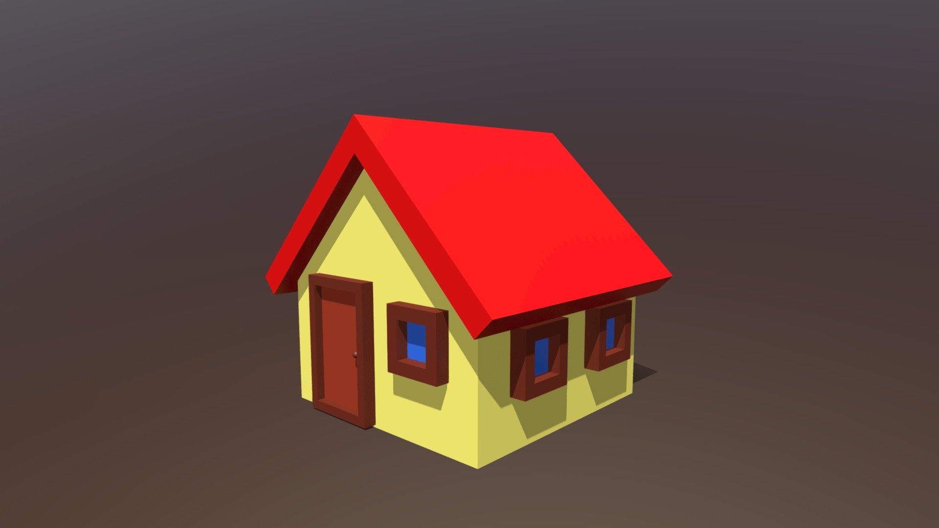 low poly cartoon house - Download Free 3D model by Iyaad_Tasir [959a6e8 ...