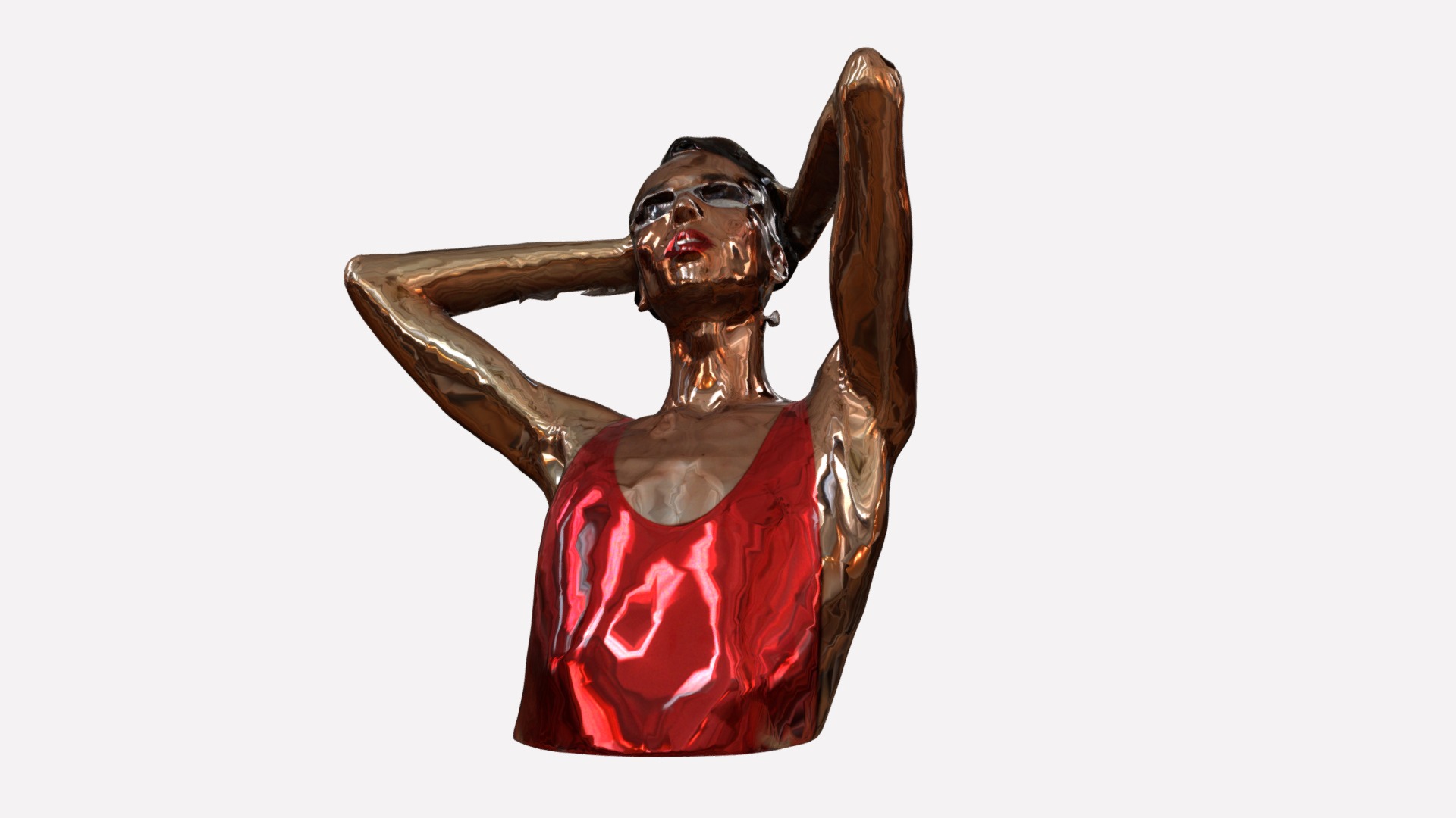Gabe bust 12 - metal version - 3D model by doufet [959b7cc] - Sketchfab