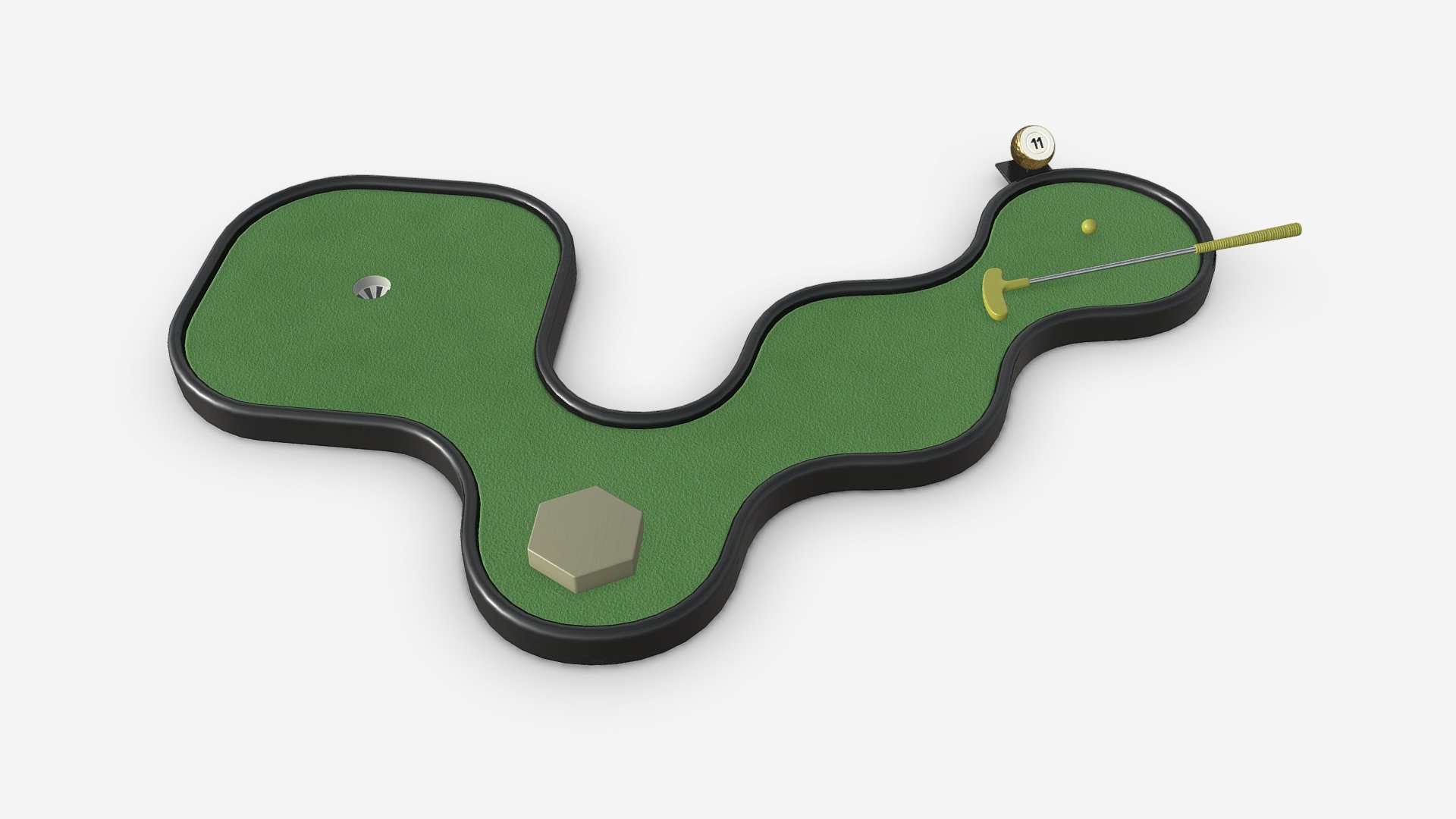 Miniature Golf Course 11 - Buy Royalty Free 3D model by HQ3DMOD ...