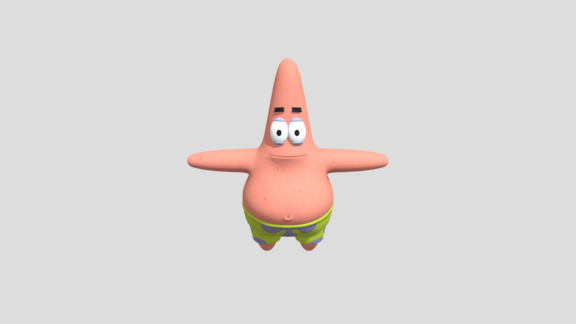 Patrick - Spongebob Bfbbr - Download Free 3D model by romyblox1234 ...