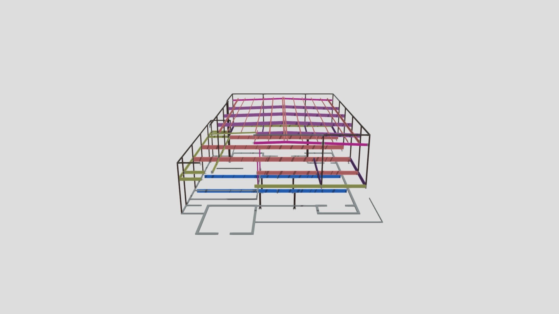 Admin Building - 3D model by Draftingbyparam [959e090] - Sketchfab