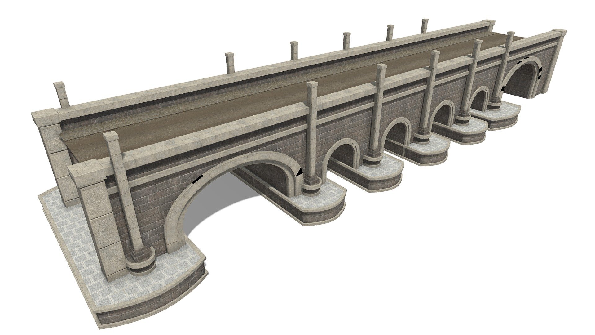 Modular Road / Highway Bridge - Buy Royalty Free 3D model by Studio Lab ...