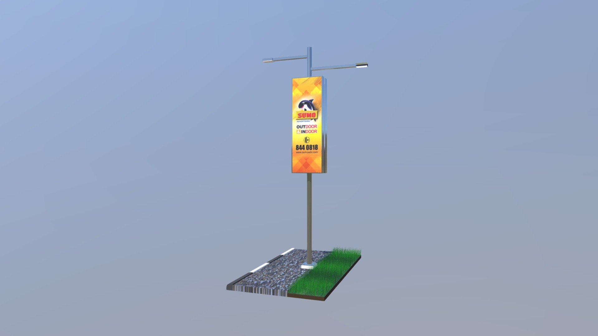 Street Neon Box - 3D model by sumoadv [959f717] - Sketchfab