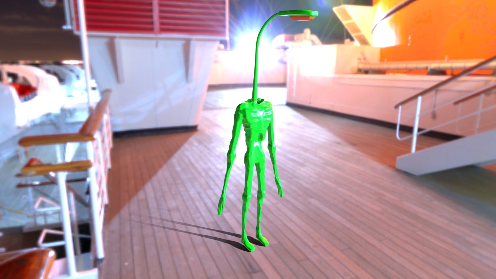 Green Light Head - Download Free 3D model by Edward Johnson 3 ...