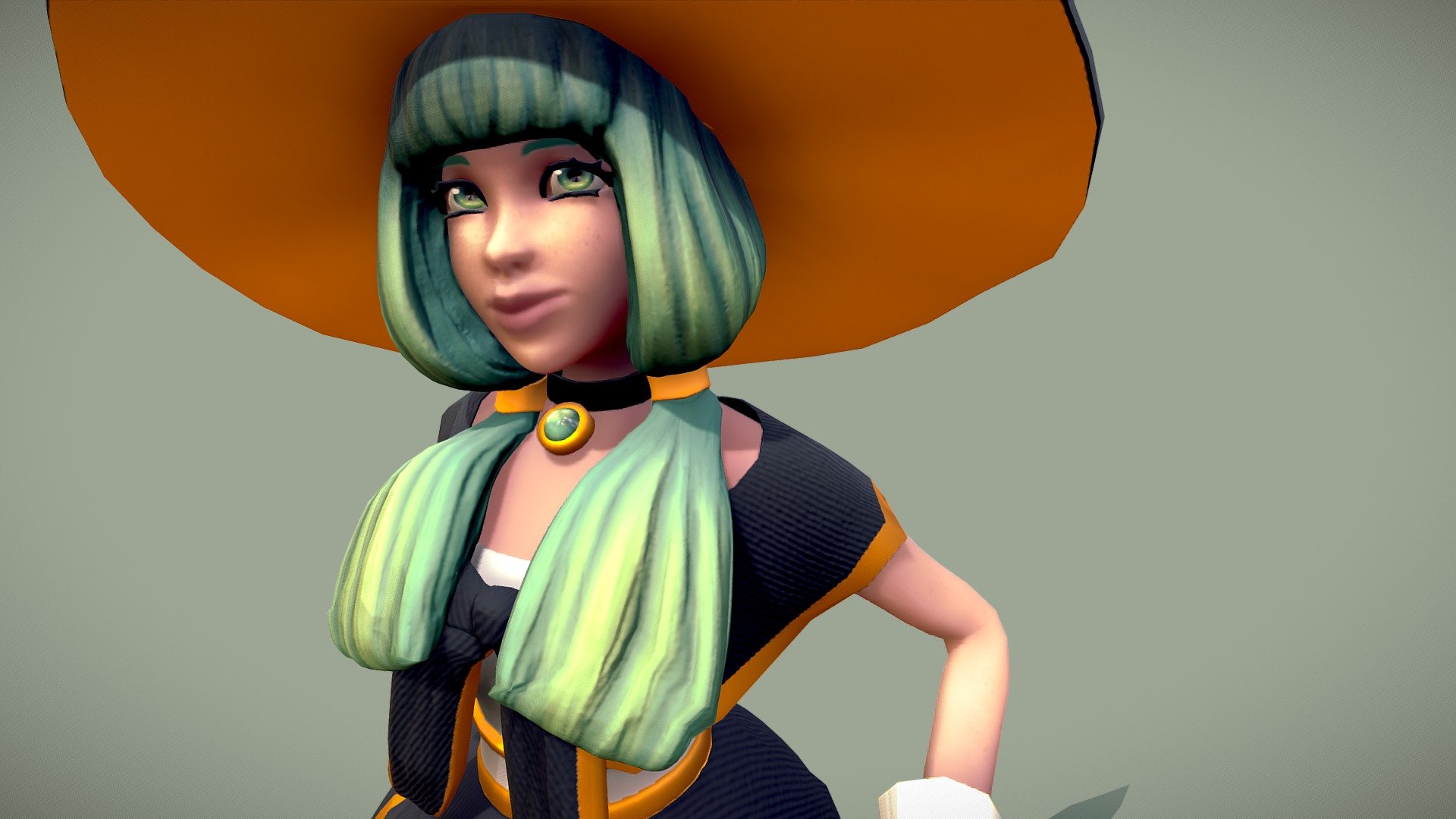 Witch Girl - Download Free 3D model by SGLilac [959f922] - Sketchfab