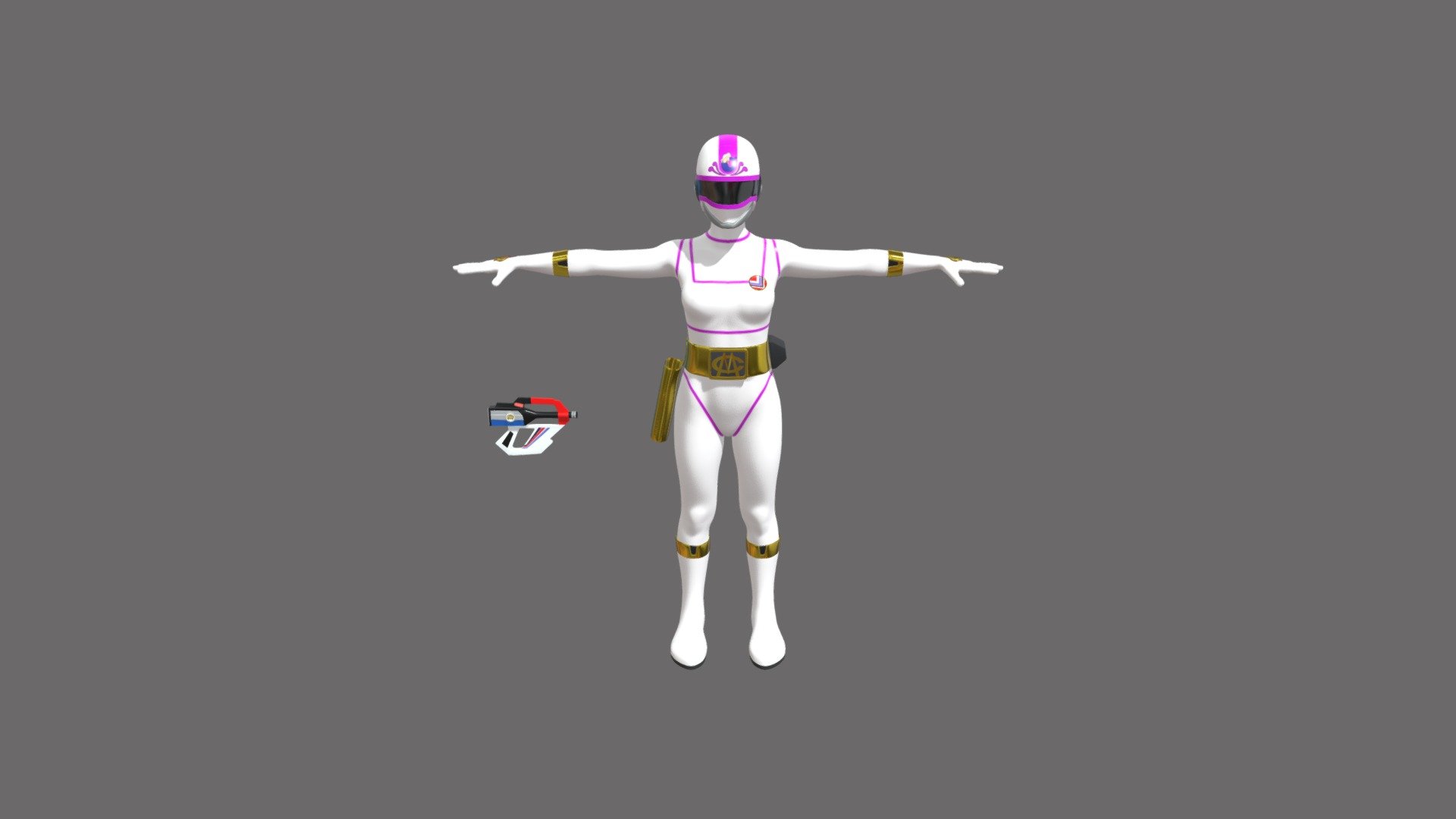 Change Mermaid from tokusatsu Changeman - 3D model by Auriston Pacheco ...