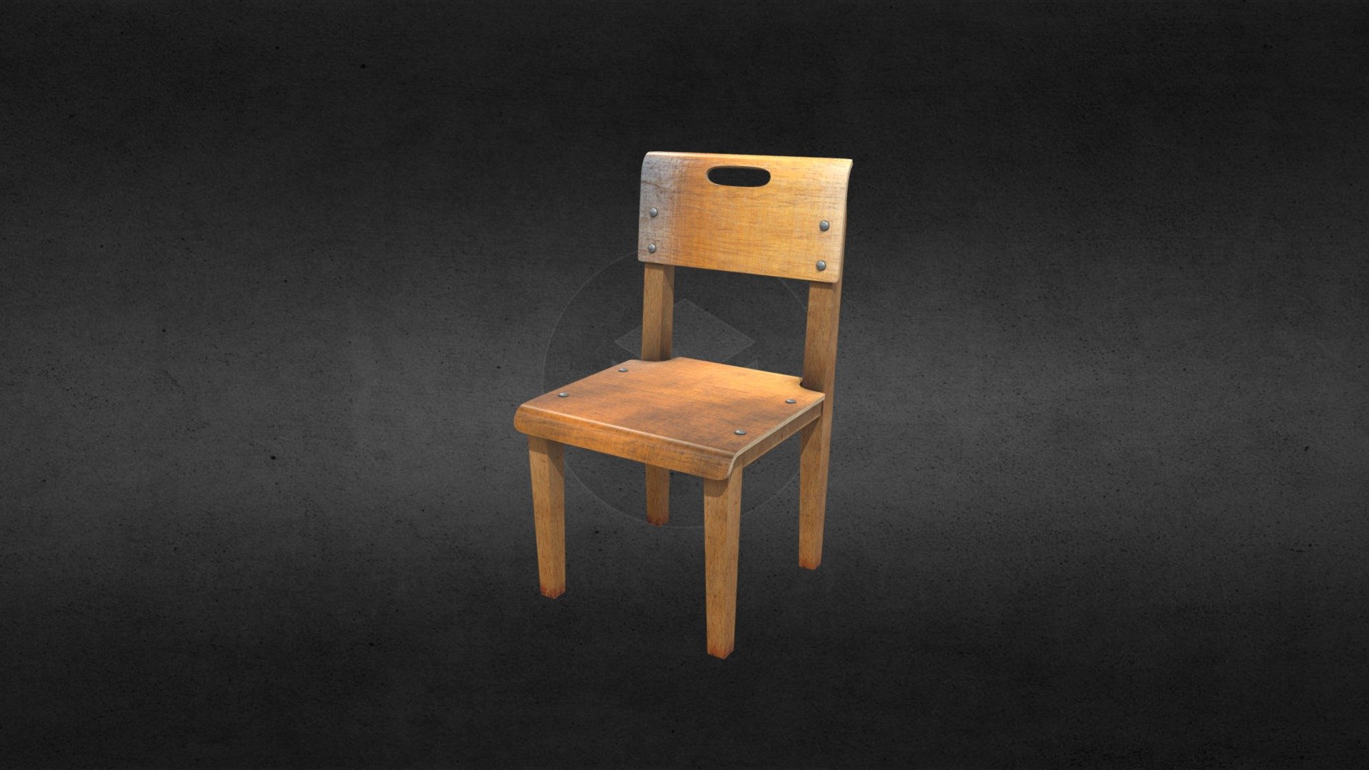 Chair (old, soviet) - Download Free 3D model by SlagPerch 3D ...