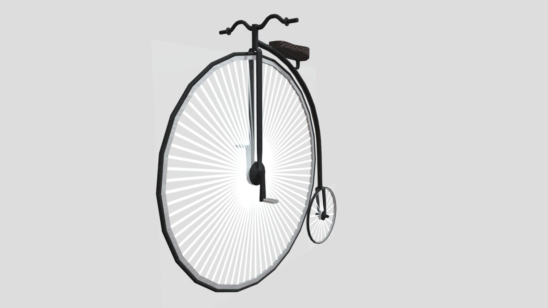 Penny Farthing - 3D model by Sapphire Squid (@callumtomlee) [95a297f ...