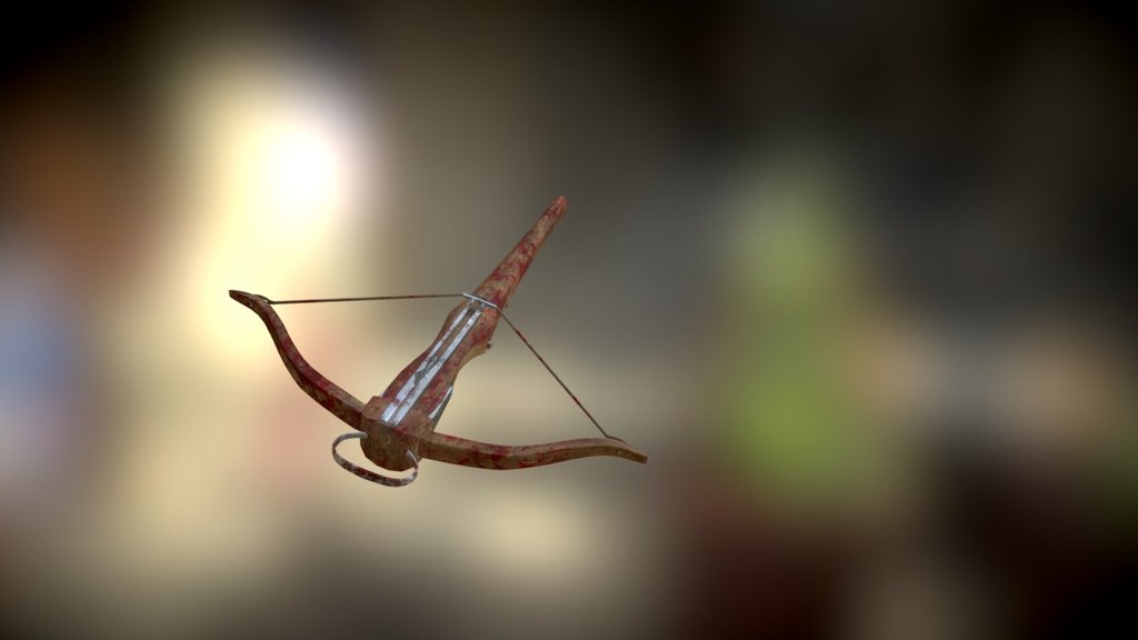 Light Medieval Crossbow (Bloody version) - 3D model by CBProductions ...