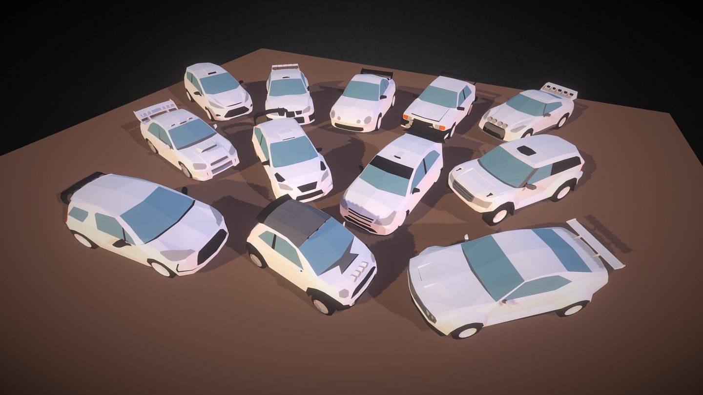 Small Cars - WRC - 3D model by 1Poly [95a63ac] - Sketchfab