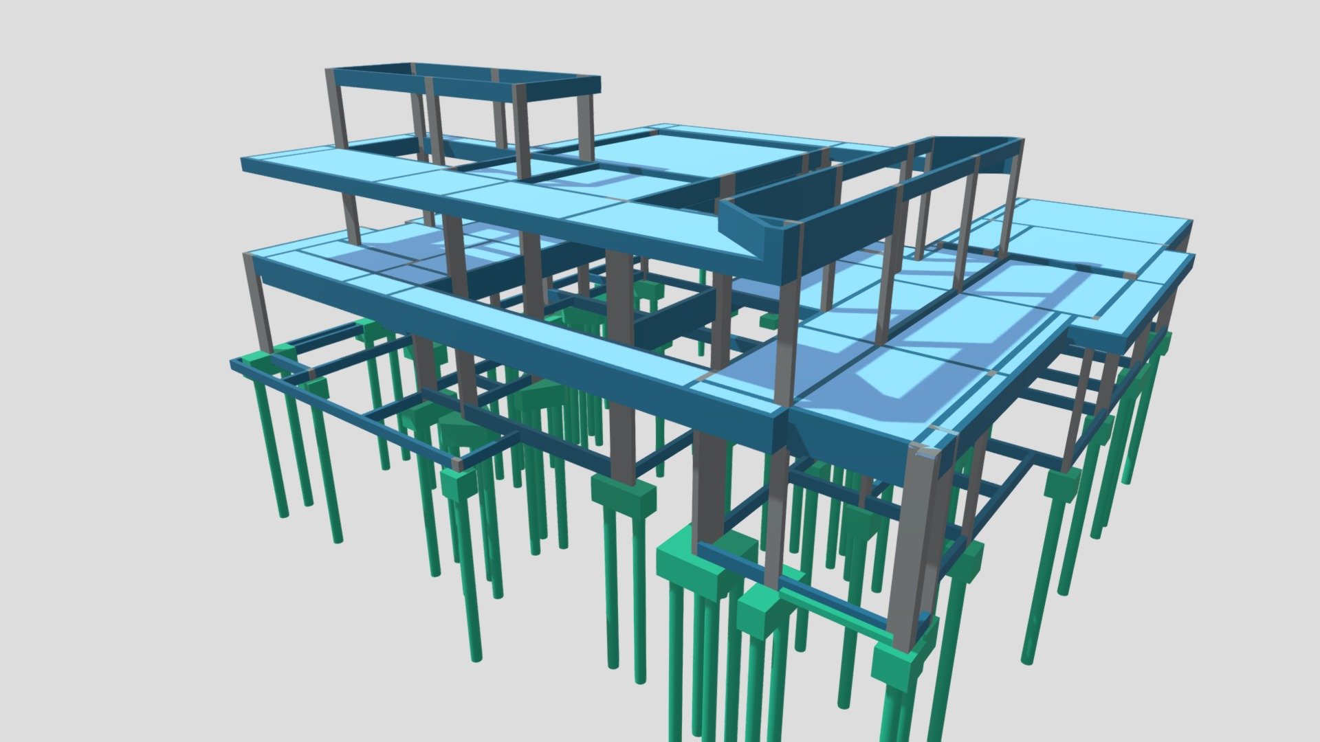 3D FABIO CASA 01 - 3D model by GZ ENGENHARIA | PROJETOS ESTRUTURAIS ...