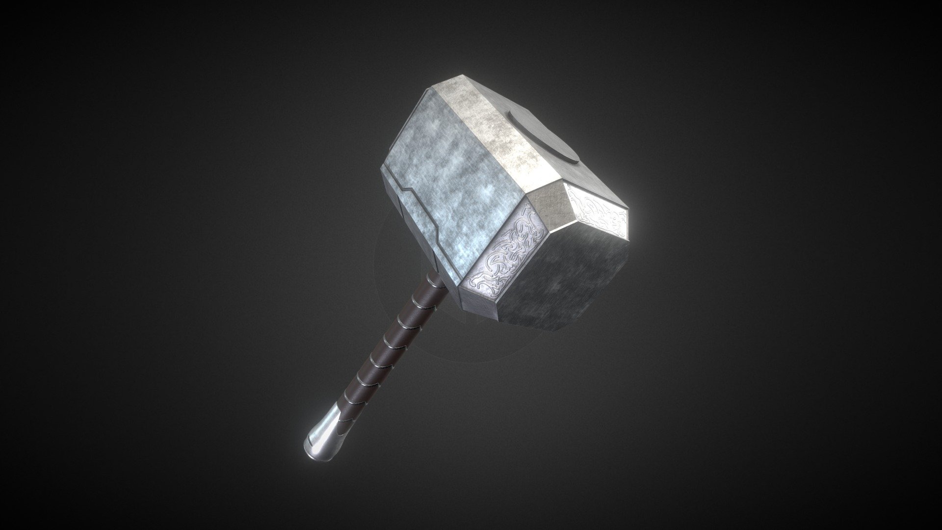 Thor's Hammer - 3D model by Mr.SeZam [95aa362] - Sketchfab