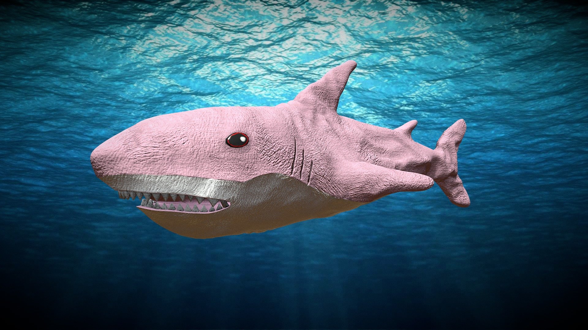 shark soft toy pink - Download Free 3D model by D3D (@hell3879 ...