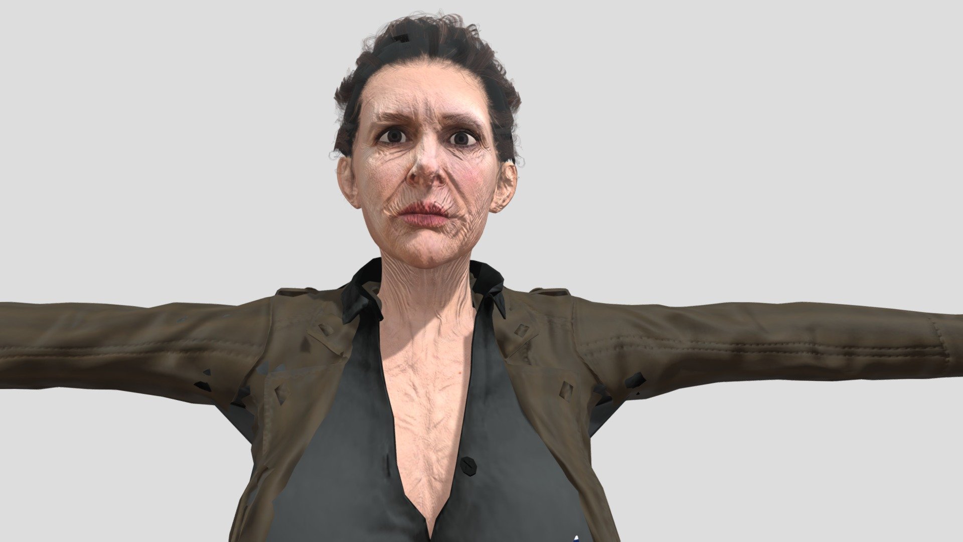 Carrie Fisher As Angela Everwood Realistic 1_0 - Download Free 3D model ...