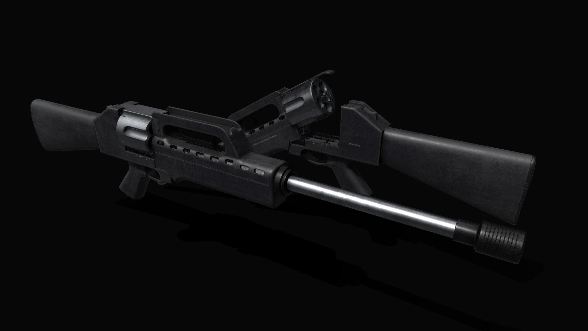 ENARM Pentagun - 3D model by Mikel (@Da_Mikel) [95ab144] - Sketchfab