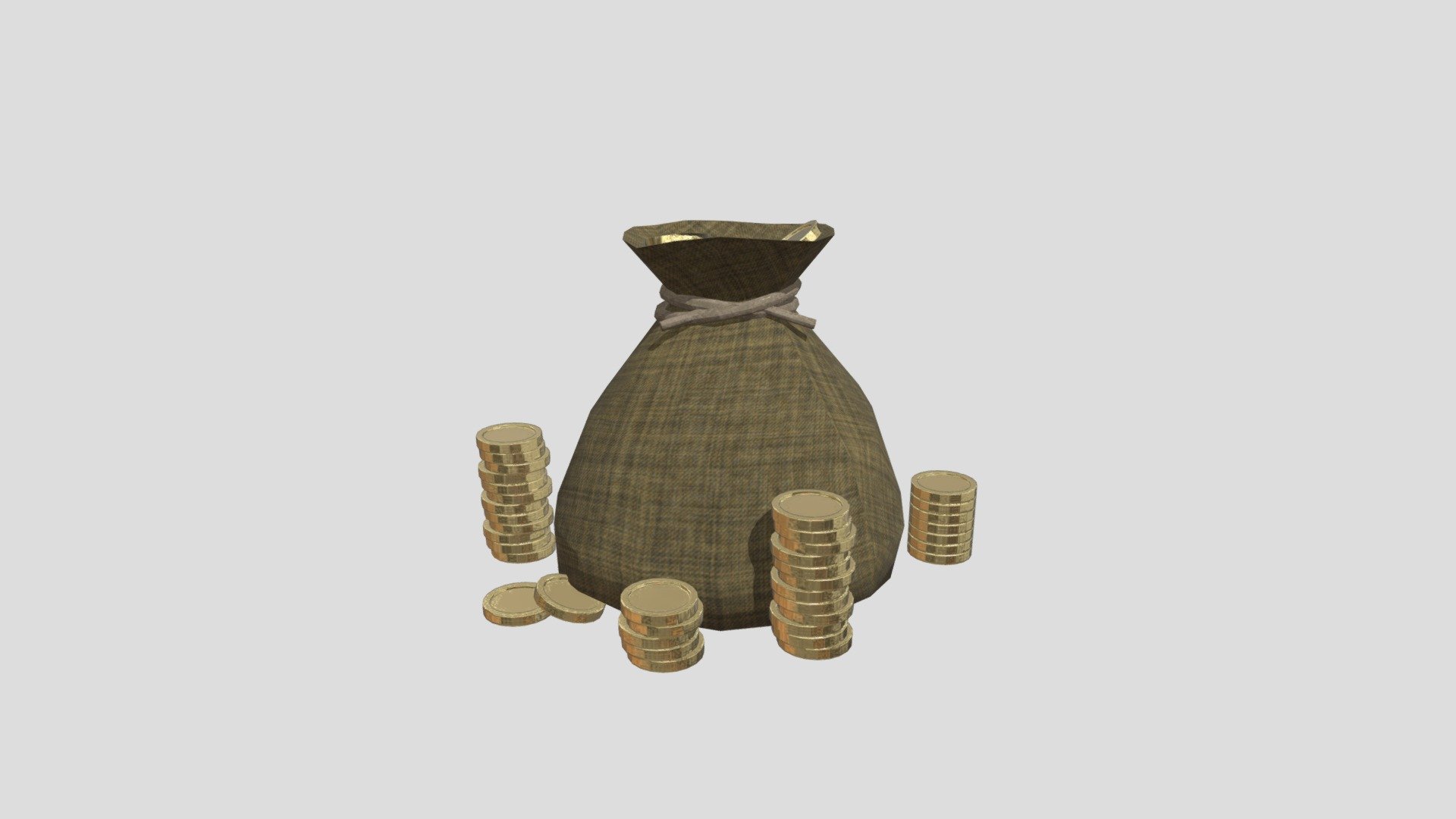 coin_bag - 3D model by cspss9803 [95aca6d] - Sketchfab