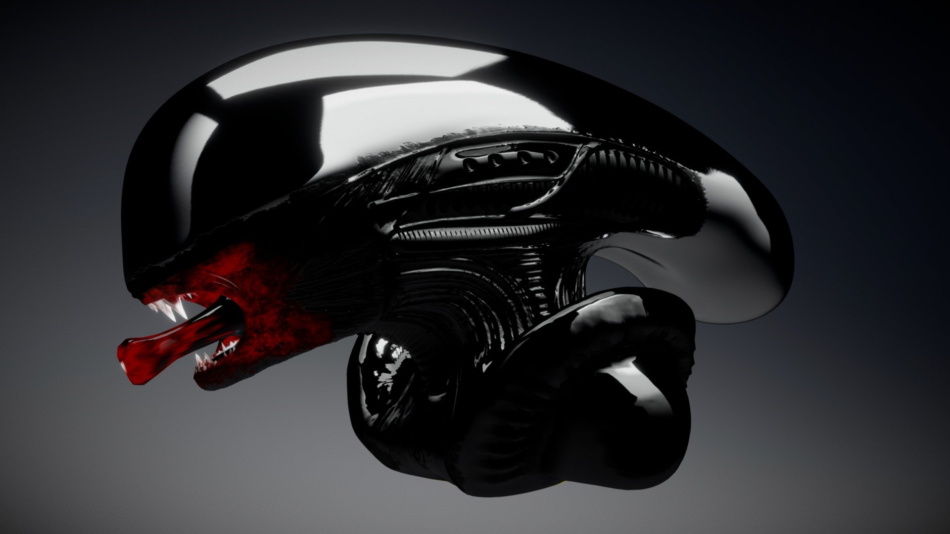 3M_Proj7_Joseph_St_Arnault_Xenomorph Head - 3D model by JosephStA ...