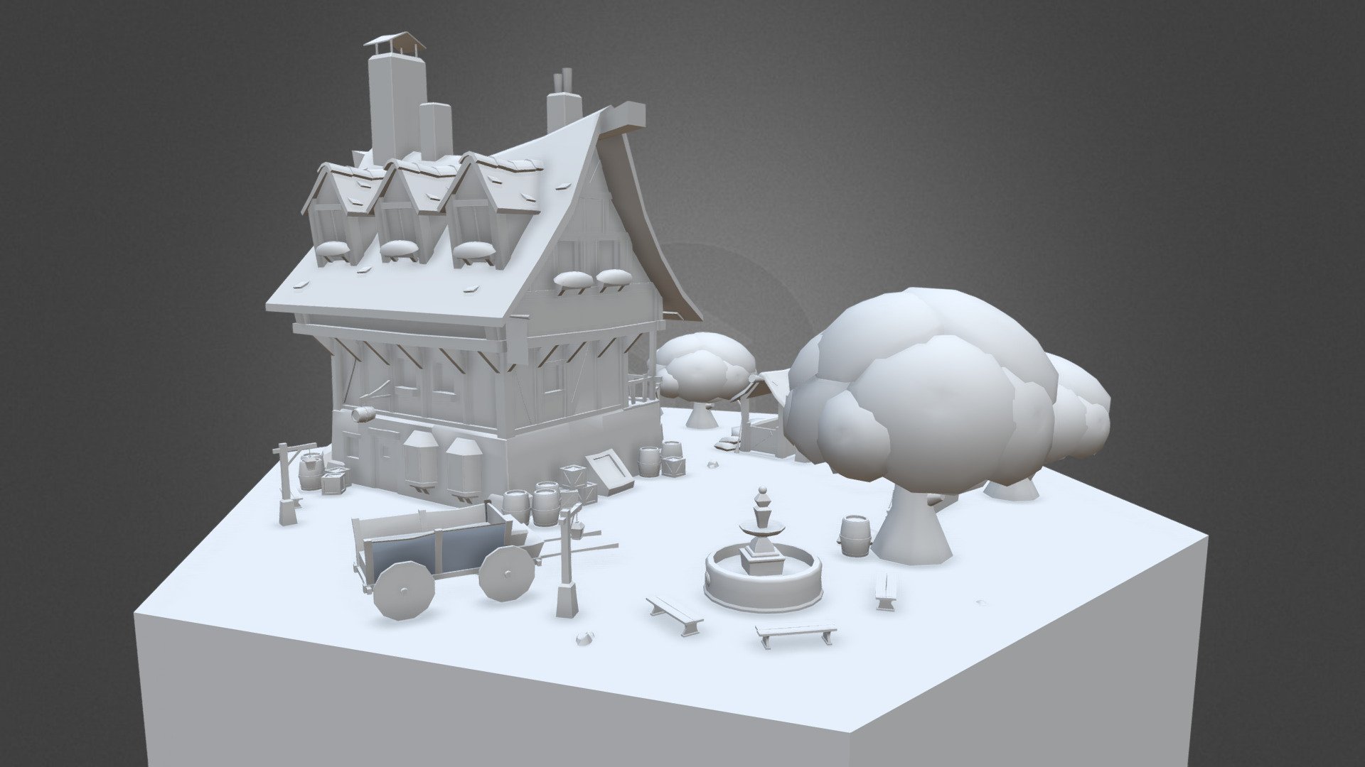 Quest of Kings -LowPoly- Inn - 3D model by ManuelSuarez3D [95ae0c2] - Sketchfab
