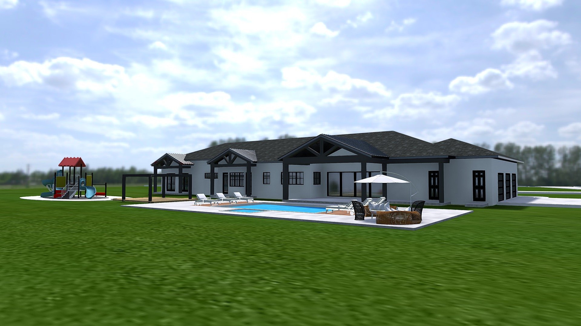 Kenneth - 360 spin model of 3D house - 3D model by Render3DQuick ...