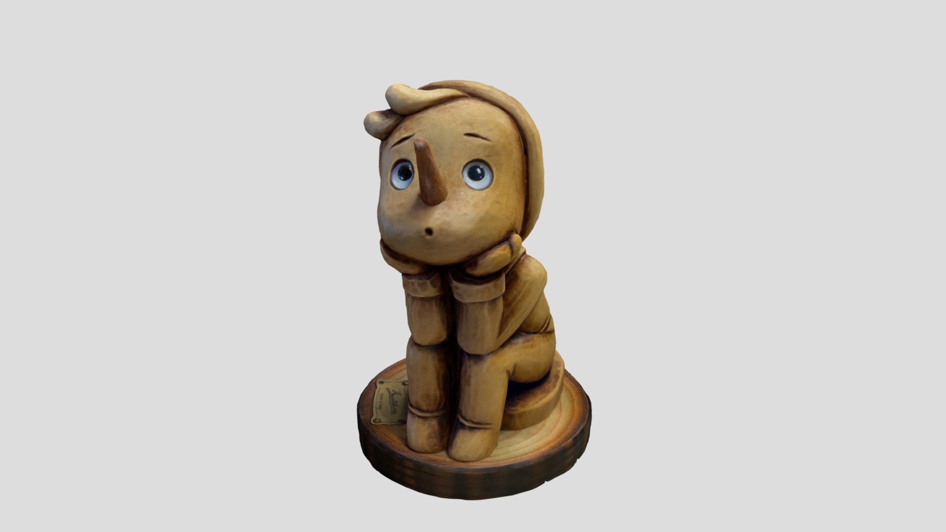 Pinocchio Figurine 3D scan - 3D model by gobrien1 [95af87d] - Sketchfab