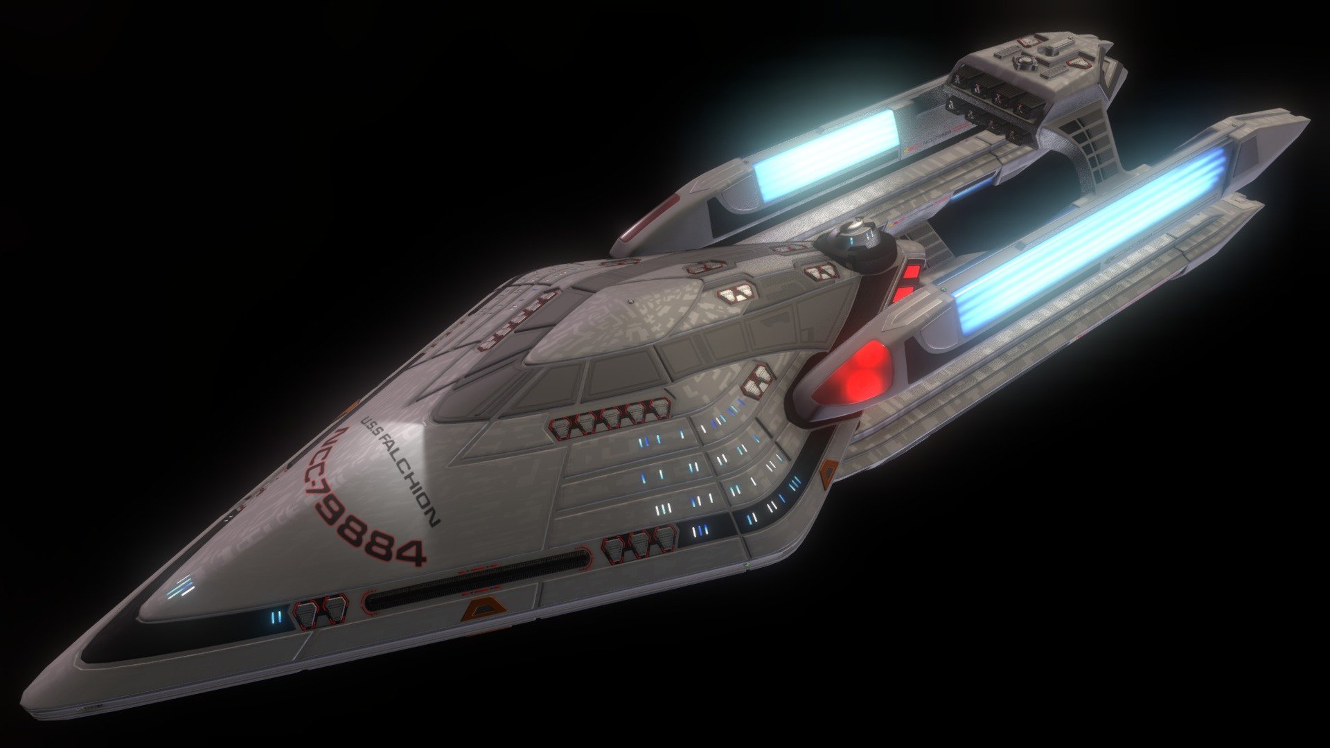 U.S.S. Falchion - Custom - 3D model by Austin Hicks (@AustinHicks ...