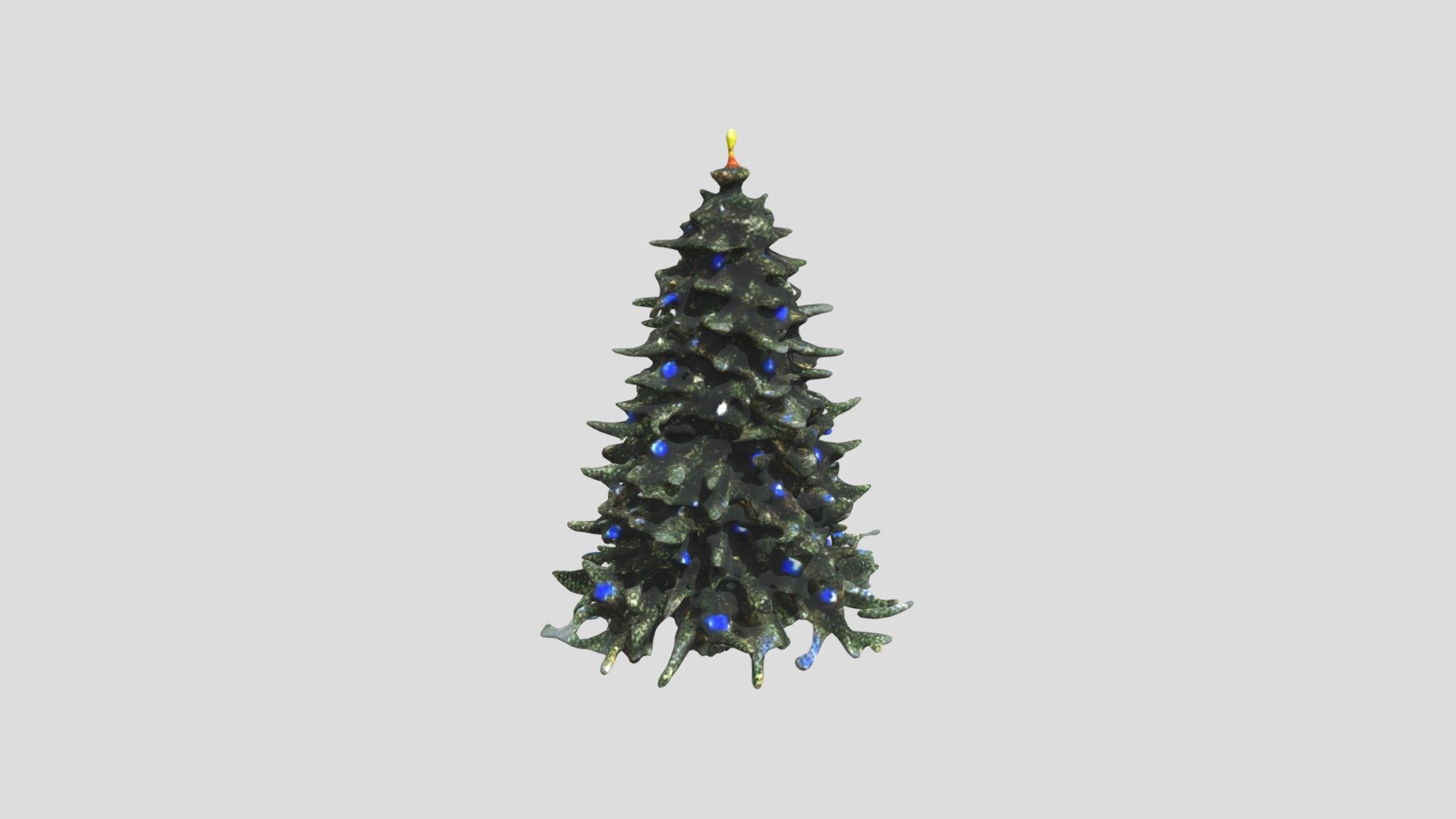 Christmas tree 3 - Download Free 3D model by B4D7 [95b23e4] - Sketchfab