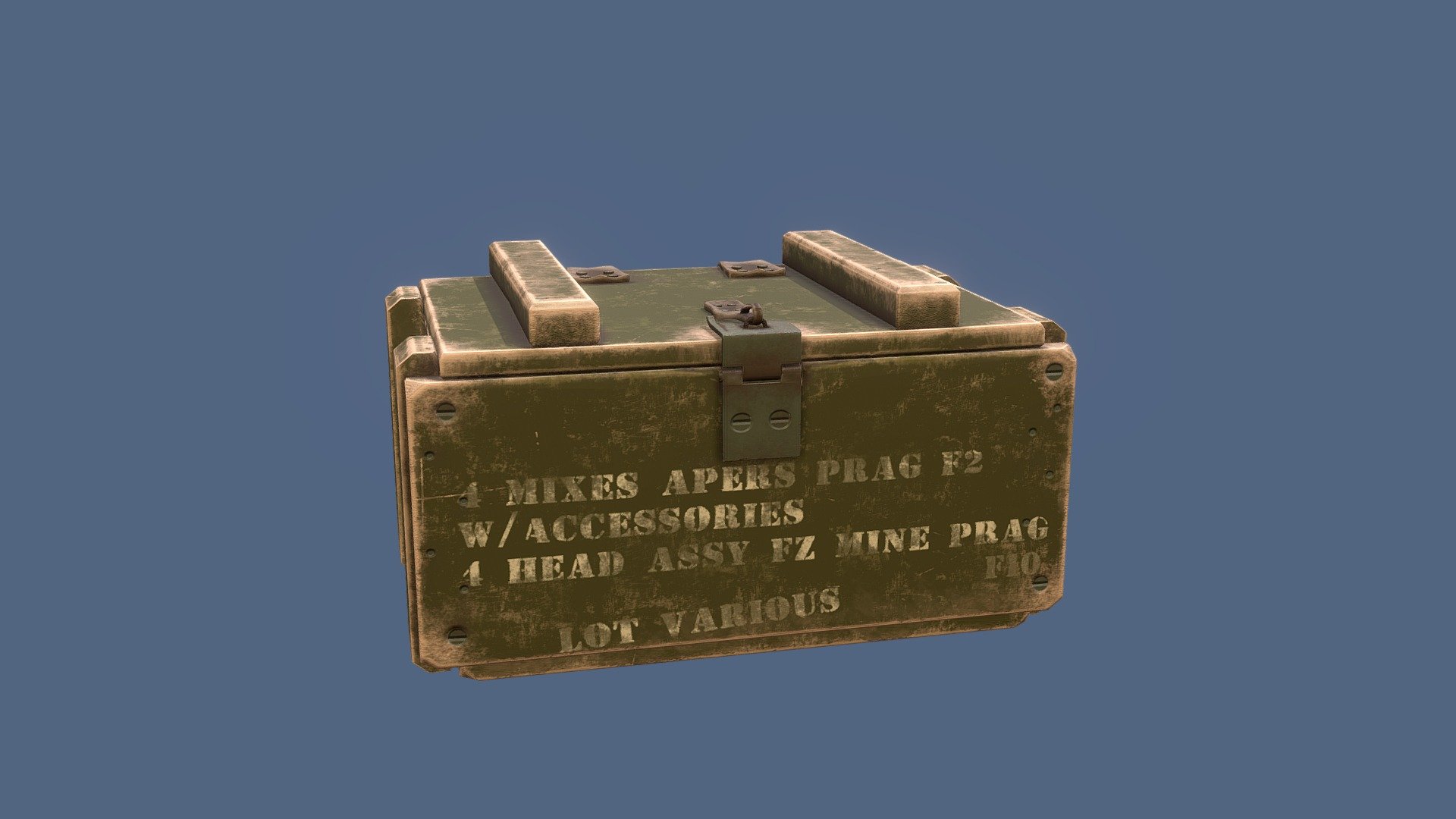 Fragmentation mine munitions box - 3D model by Juno (@joholmart ...