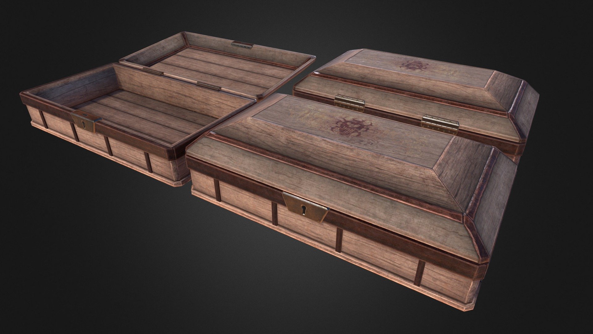 Small chest - Download Free 3D model by kumabeer [95b3ac6] - Sketchfab