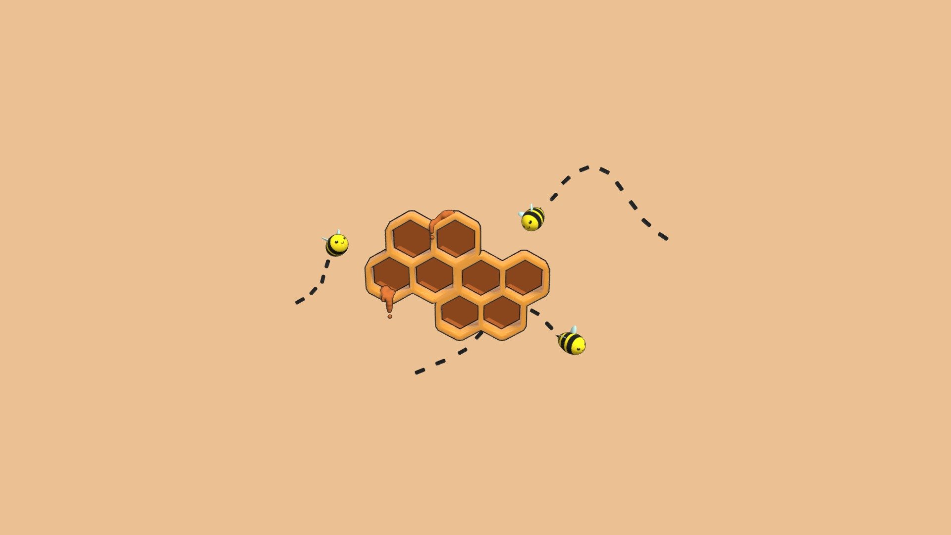Cute Bee - 3D model by Aspyn.Chisesi [95b4902] - Sketchfab