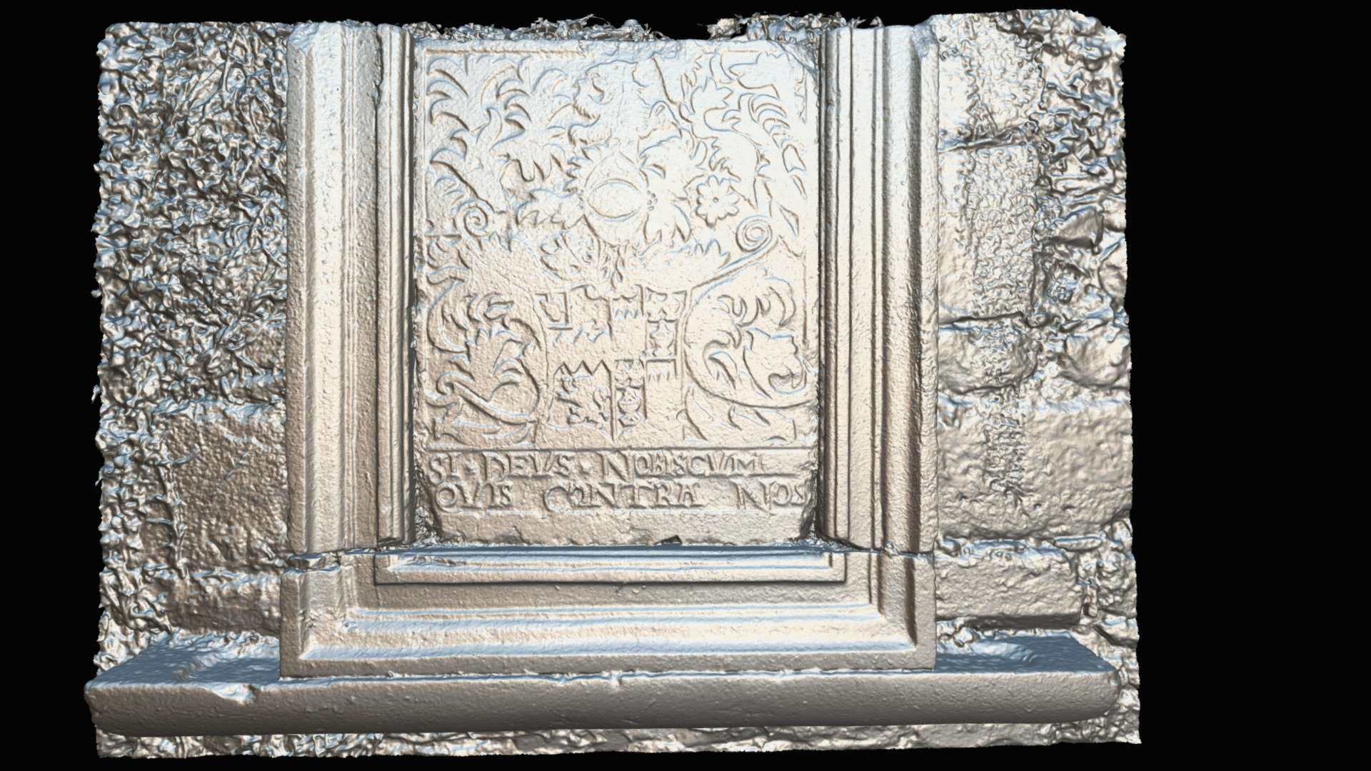 Sir John Morres Armorial Plaque, Latteragh - Download Free 3D model by ...