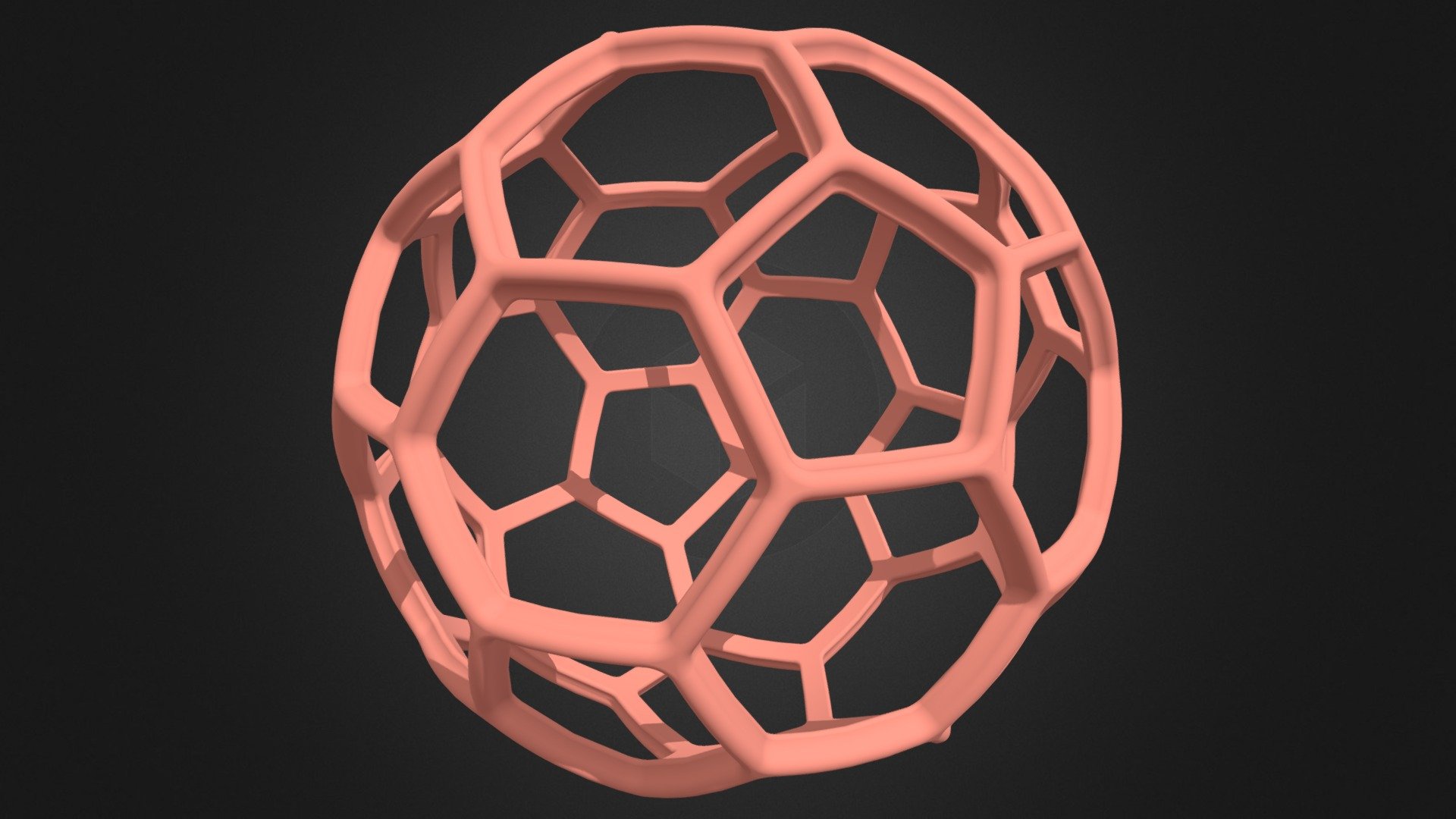 Wireframe Shape Geometric Soccer Ball - Buy Royalty Free 3D model by MR ...